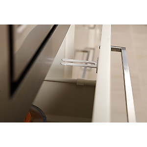 Dreambaby Twin Pin Latches, White (2 Pack)