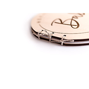 Hey Baby Wood Baby Shower Guest Book Alternatives for Boy or Girl, Rustic Baby Shower Guest Sign In Book, Keepsakes for Baby Shower, Gift for New Parents and Expecting Mothers