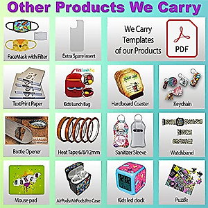 Sublimation Blank Products Can Cooler Neoprene 12 OZ Blank 5 Pack for Dye Printing - made by INNOSUB USA
