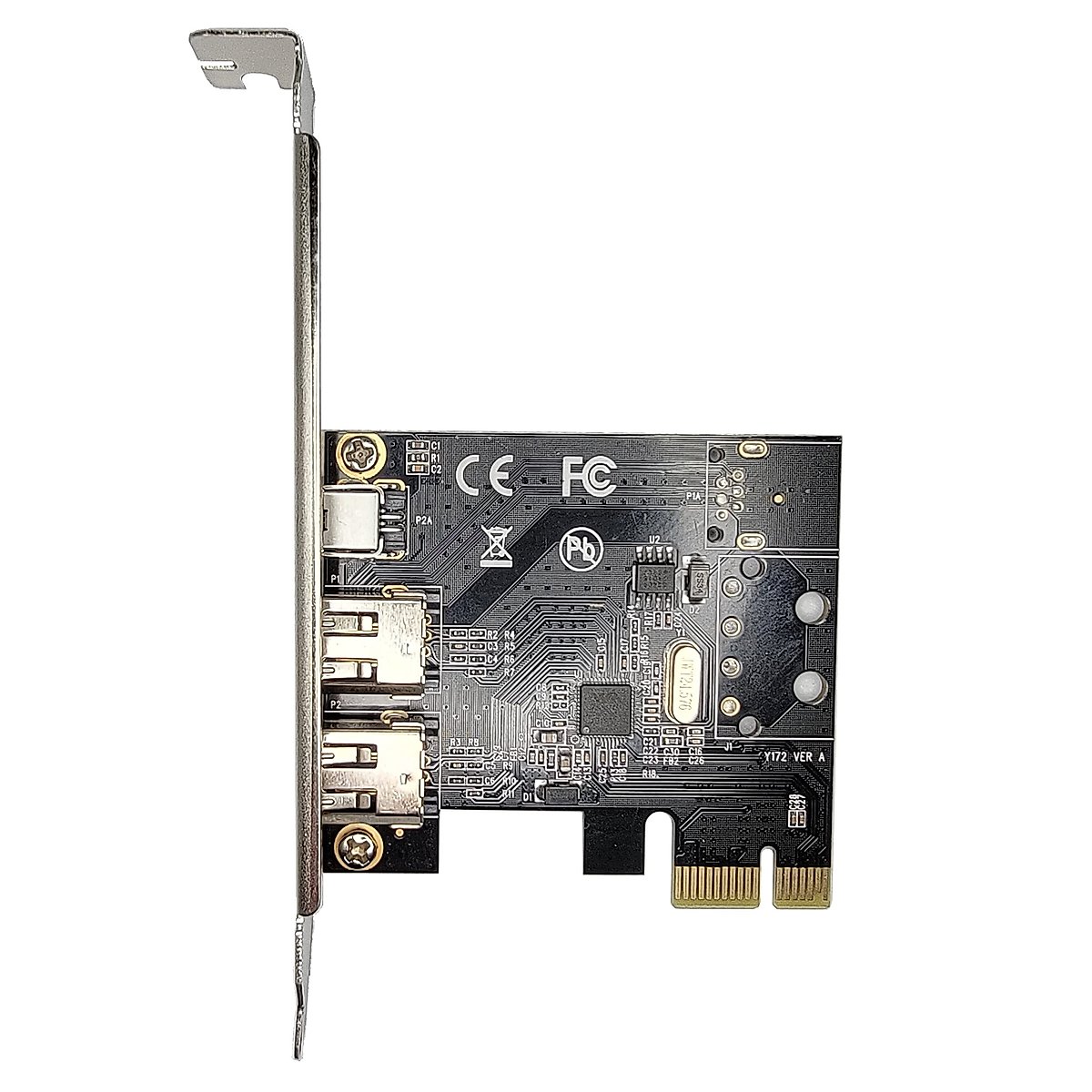 YOTOCAP 3 Port PCI-E Firewire Card IEEE 1394A x 2 + Mini 1394A Controller Card Adapter Dual Chipset for Win 7/8/10
