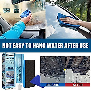 Car Glass Oil Film Cleaner, Car Cleaner Glass Oil Film Remover Windshields Cleaning Liquid, Universal Car Glass Polishing Degreaser Cleaner Oil Film Clean Polish Paste (3Pcs)