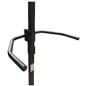 CAP Barbell Dip Station Attachment for FM-CS7000F/FM-905Q Series Power Rack Exercise Stand, black (FM-DIP)