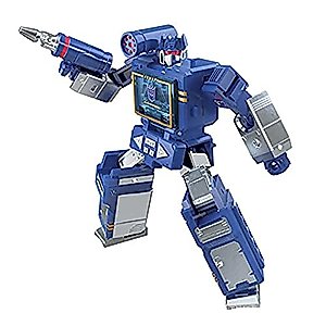 Transformers Toys Generations War for Cybertron: Kingdom Core Class WFC-K21 Soundwave Action Figure - Kids Ages 8 and Up, 3.5-inch