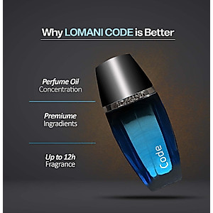 Lomani Code Eau de Toilette Spray for Men, 3.3 Ounce