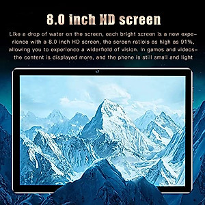 2023NEW Android Tablet, 8.0 inch Smart Tablet 1+16GB ROM Octa-Core WiFi HD Camera Tablet PC Computer US Tablet Best for Adults Working Childrens School Learning Birthday Gift