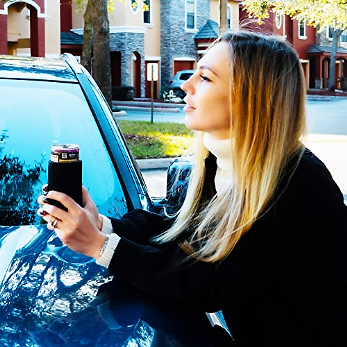 TahoeBay Slim Can Coolers (4-Pack) Extra Thick 5mm Neoprene - Blank Sleeves for Cans and Longneck Beer Bottles (Multicolor)