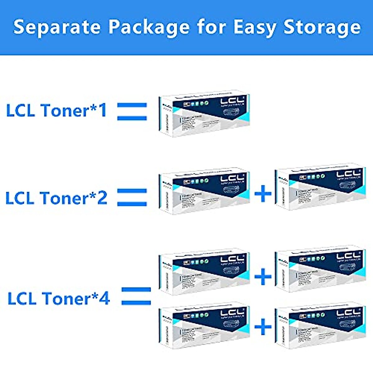 LCL Remanufactured Toner Cartridge Replacement for Lexmark 50F1H00 50F1000 501H 501 5000pages MS310 MS310d MS310dn MS312 MS312DN MS315 MS315dn MS410 MS410d MS410dn (1-Pack Black)