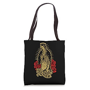 Our Lady Virgen De Guadalupe Virgin Mary Gracias Madre Mía Tote Bag