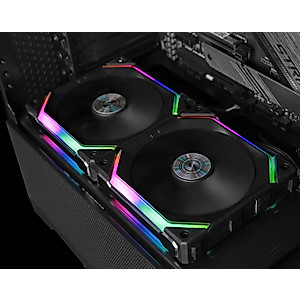 Lian Li UNI FAN SL120 Single Pack White Without Controller ( Compatible with Lian Li SL120 3 pack or SL140 2 pack only), Black