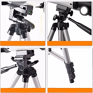 Telescopes for Adults 70mm Aperture 400mm AZ Mount, Astronomical Refractor Portable Telescope for Kids and Beginners with Backpack to Travel and View Moon