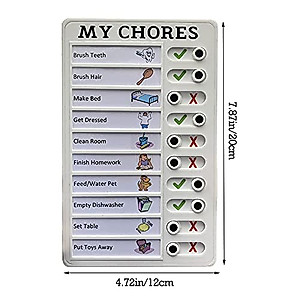 Wociaosmd Board Do Notepad Check Camping(My Daily Chores) Memo Desk List To For Home Tools