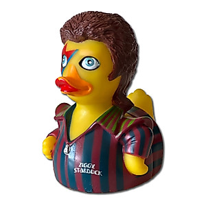 CelebriDucks - Ziggy Starduck - Floating Rubber Ducks - Collectible Bath Toy Gift for Kids & Adults of All Ages