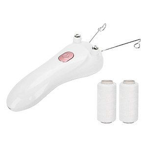 Ladies Facial Hair Remover Electric Women's Beauty Epilator, Cordless Electric Facial Threading Hair Removal for Women, Rechargeable Face Hair Remover Cotton Thread Epilator Body Hair Removal Device