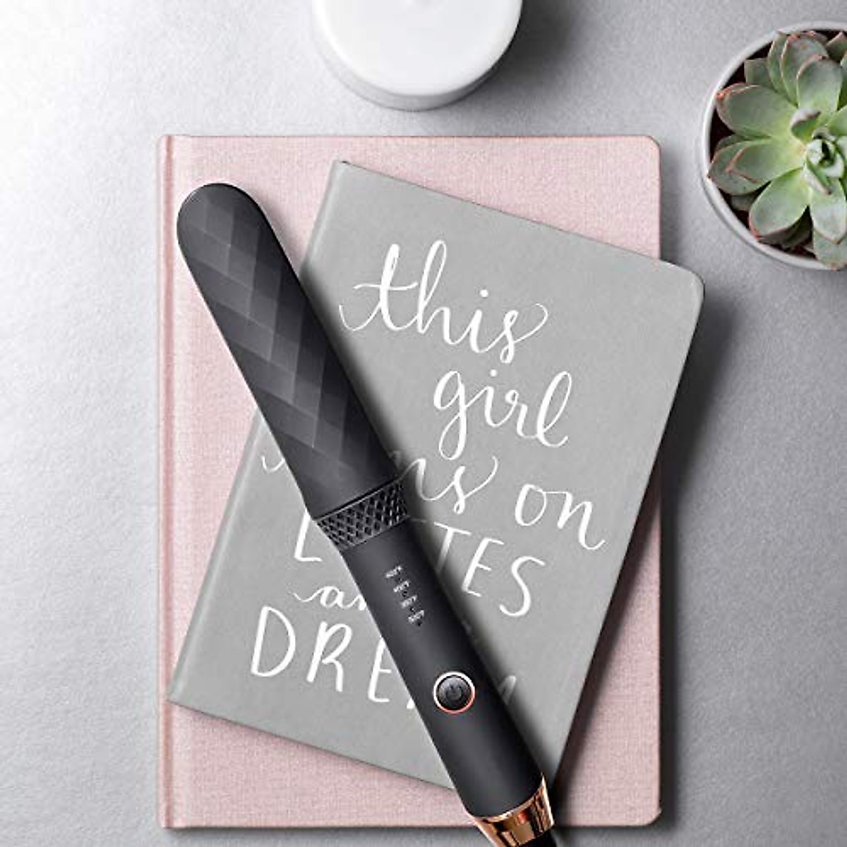 SUTRA Professional Styling Wand | 2-in-1 Hair Straightener/Flat Iron, and Curling Iron, Curl, Wave, or Straighten Hair, 4 Heat Settings, 1-inch, Black,1 Count (Pack of 1)