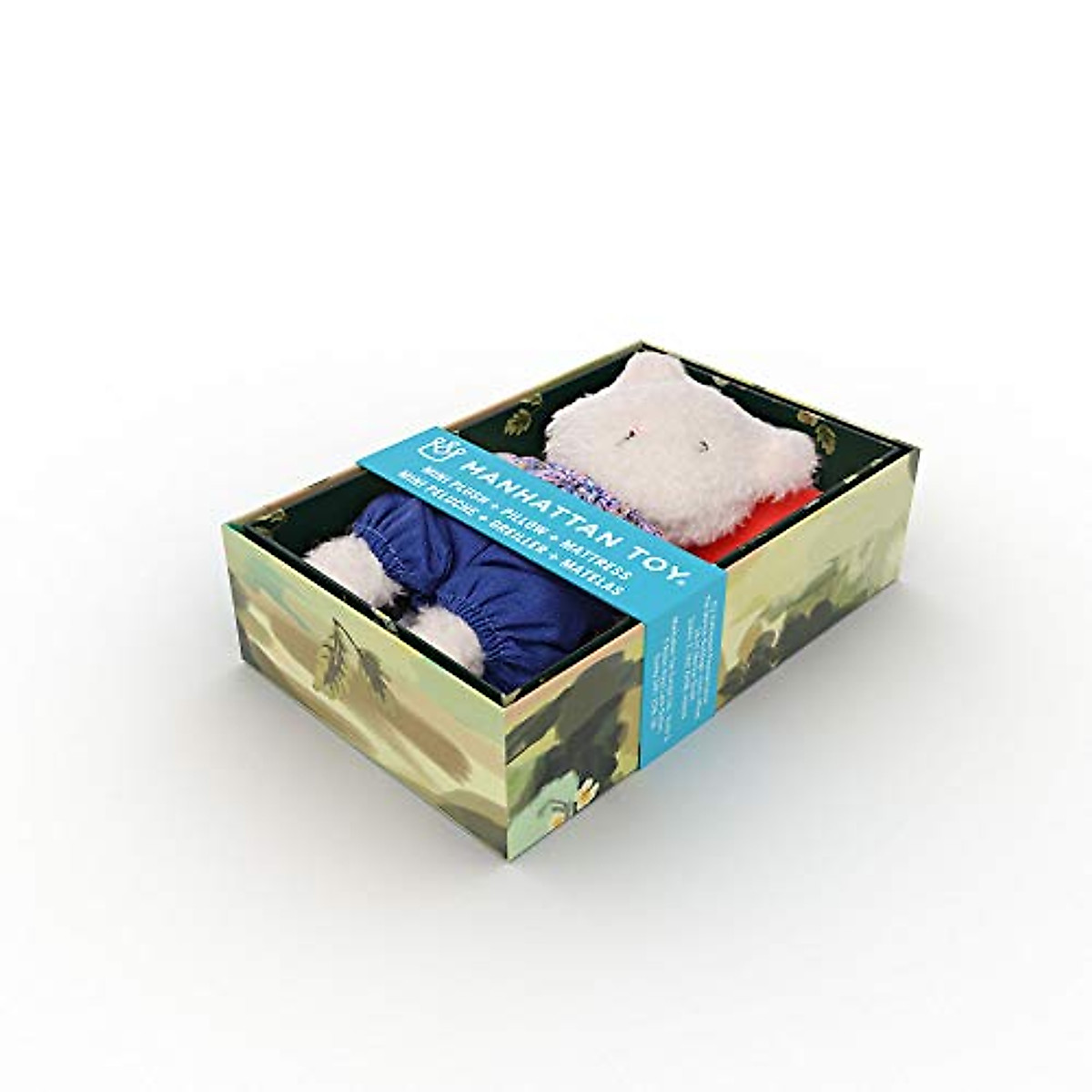 Manhattan Toy Little Nook Lily Cat Stuffed Animal with Removable Clothing, Sleeping Bag & Keepsake Box