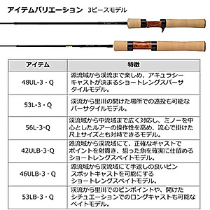 Daiwa 53LB-3/Q Trout / Native Widesstream Black