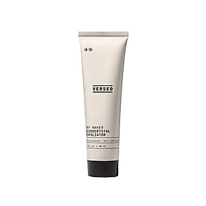 Versed Day Maker Microcrystal Exfoliating Cleanser - Creamy Facial Wash Helps Clear Dead Skin Cells Microcrystalline, Biodegradable Alternative to Microbeads - Vegan (3 fl oz)