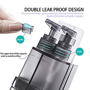 Portable Toothbrush Cup 8 in 1 Wash Set Storage Case, Toothbrush & Toothpaste Shower Gel Shampoo Comb Travel Kits Toiletry Sub (Gray)