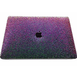 Teazgopx Bling Diamond MacBook Air 13 inch Case 2022 2021 2020 2019 2018 Release M1 A2337 A2179 A1932 Touch ID,Glitter Sparkle Rhinestone Case Fashion Luxury Shiny Crystal Hard Shell for Women Girls