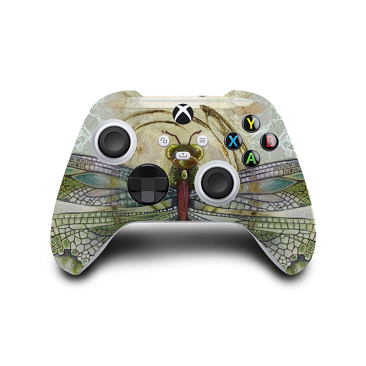 Head Case Designs Officially Licensed Stephanie Law Damselfly 2 Art Mix Vinyl Sticker Gaming Skin Decal Cover Compatible With Xbox Series X Console and Controller Bundle