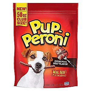 Europe Standard Pup-Peroni Dog Snacks Original Beef Flavor, 50 oz.