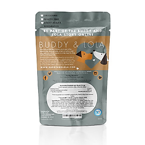 Buddy & Lola Dogs Chews for All Breeds and Sizes - Natural Dog Probiotics Improve Digestion, Help The Immune System, Settle an Upset Stomach Made in USA