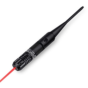 EZshoot BoreSighter for 0.177 to 0.54 Caliber Rifles Handgun and Green Laser Sight with Rail Mount - Include Barrel Mount Cable Switch