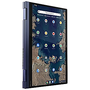 Lenovo ThinkPad C13 Yoga Chromebook 2-in-1 Laptop, 13.3" FHD Touchscreen, AMD Athlon Gold 3150C, 4GB DDR4 RAM, 48GB Storage (32GB eMMC + BROAGE 16GB Flash Drive), Fingerprint Reader, Chrome OS