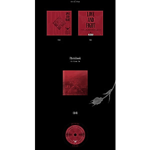 VIXX RAVI Love & Fight 2nd Album CD+1p Poster+80p PhotoBook+1p Sticker+1p PhotoCard+1p Postcard+1ea Mini King Chess+Tracking Kpop Sealed