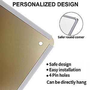 Teuoqi It's Not A Whore House, It's A Whore Home Metal Tin Sign Wall Art Home Decor Kitchen Poster Cafe Pub Plaque 8x12 Inch