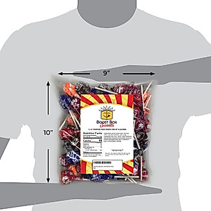 Tootsie Pop Lollipop 5-Flavors Hard Candy Outside with Chewy Tootsie Roll Center Bulk (3 Pound)