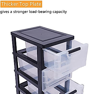 Gdrasuya10 Plastic Drawers Storage Cabinet with 5 Drawers Tall Closet Display Drawers Dresser Organizer for Playroom,Bedroom Furniture,Stackable Vertical Clothes Tower Small Chest Closet