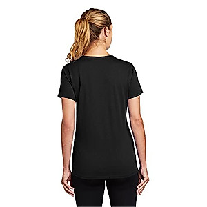 Nike Womens Short Sleeve Legend T SPF 20 (Small) Black
