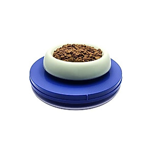 Yuwoda Ant Away Cat Dog Feeding Bowl Tray Ant Away Tray Pet Food Dish Safe Indoor Moats No Water No Plugged in Needed Automatic cat feeders
