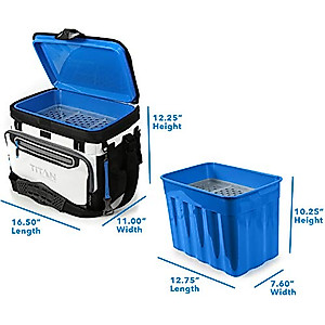 Arctic Zone Titan Deep Freeze 30 Can Zipperless Cooler, White