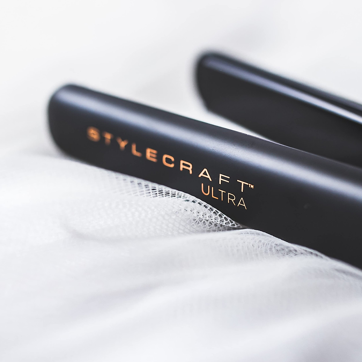 Stylecraft Professional Ultra Straightening Iron, Black, 1"