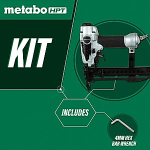 Metabo HPT 7/16-Inch Standard Crown Stapler | Pro Preferred Brand of Pneumatic Nailers | 16 Gauge | Accepts 1-in. to 2-in. Staples | Ideal for Sheathing, Roof Decking, & Subfloor Install | N5008AC2