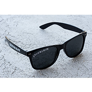 6-pack Polarized Bachelor Party/Wedding Sunglasses Gifts Props Supplies Groom Groomsman Best Man