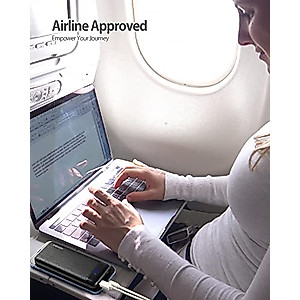 ENEGON 10000mAh Power Bank Fast Charging 12V/1.65A(PD 20W Max) with USB-C Wall Plug, Portable Chargers Slim Cell Phone External Battery Pack for iPhone 14 13 12 11 Pro Max Plus XR SE