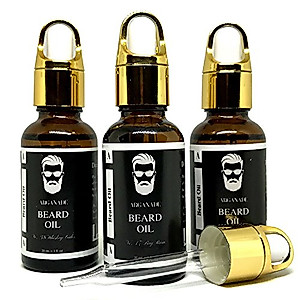 Arganade Premium Beard Oil - Leave-in Conditioner & Softener - Beard Growth Stimulating Oil (Bay Rum)