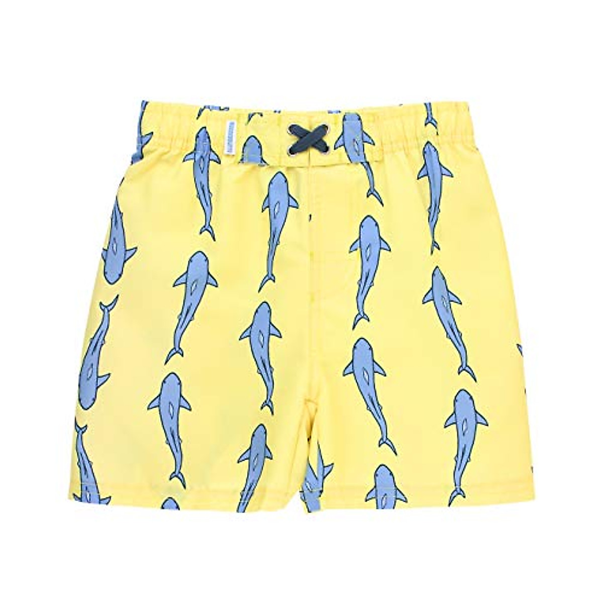 RUGGEDBUTTS Boys' Swim Trunks, Yellow, 12-18 Months