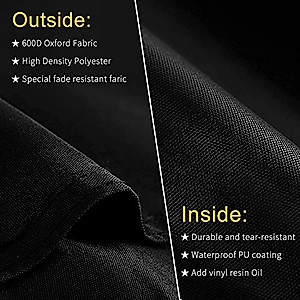 SUPJOYES 17 inch Grill Cover and Carry Bag for Blackstone 17 inch Griddle, Heavy Duty Waterproof Table Top Griddle Grill Cover for Blackstone