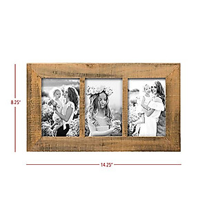 Foreside Home & Garden FFRD06122 4X6 Triple Photo Ripley Frame