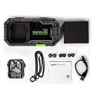 GravaStar Sirius Pro True Wireless Earbuds Bluetooth 5.2 Headphones TWS RGB Earphones, Bluetooth Earbuds in Ear Noise Cancelling for iPhone Android, IPX5 Waterproof Earphones for Running Sports