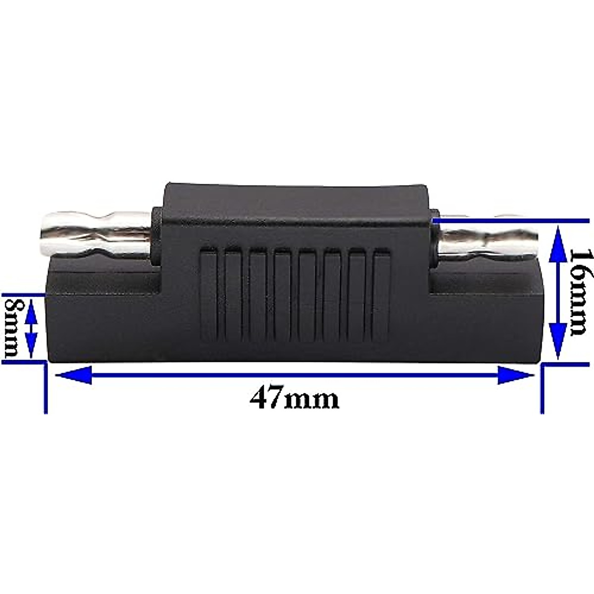 zdyCGTime 4Pack SAE Connector SAE Polarity Reverse Adapter 1.9"x0.28" Gender Charger, Solar Panel Battery Power Charger SAE Male to Male Plug Changer Adapter