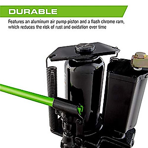 ARCAN PROFESSIONAL TOOLS 12-Ton, Heavy Duty Air/Hydraulic Bottle Jack (ALBJ12AH)