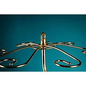 CicodonaGift Wine Rack and Wine Glass Holder-Hold 2 Wine Bottles and 6 Glasses-Perfect for Home Kitchen Decor & Kitchen Storage Rack