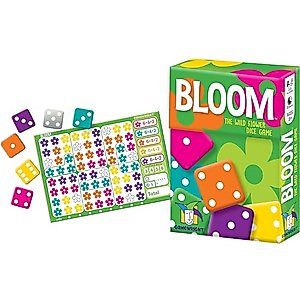 Gamewright - Bloom - The Colorful Wild Flower Roll and Write Dice Game, 5"