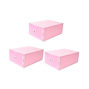 INOOMP 6 Pcs Shoe Storage Box Shoe Box Loafers Drawer Storage Cabinet Socks Container Sneakers Storage Case Toys Container Underwear Organizer Department Store Men and Women Clothing