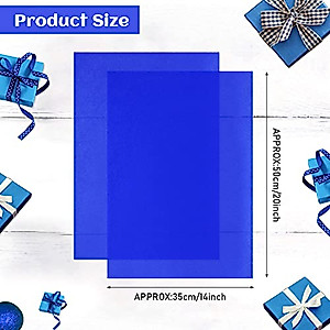 NEBURORA 120 Sheets Blue Tissue Paper 14 x 20 Inches Navy Blue Wrapping Tissue Paper Bulk Blue Wrap Paper Sheets for Gift Bags Packaging Floral Filler Crafts Birthday Baby Shower Wedding Decor(Blue)